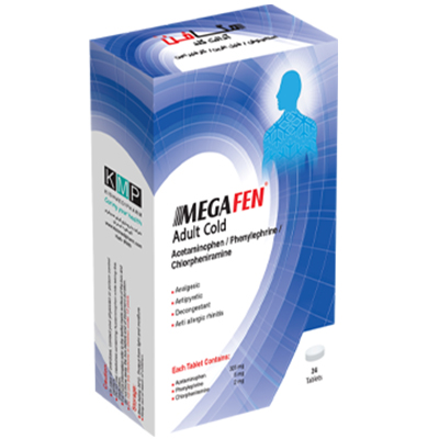 قرص مگافن ادالت کلد - گروه دارویی کیش‌مدیفارم